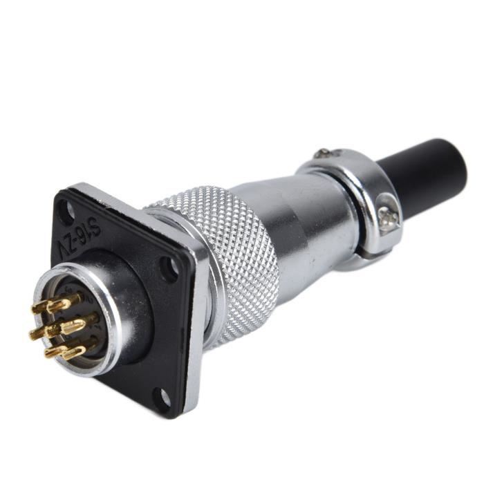 Akozon Connecteur femelle de prise mâle Connecteur de prise de courant ...