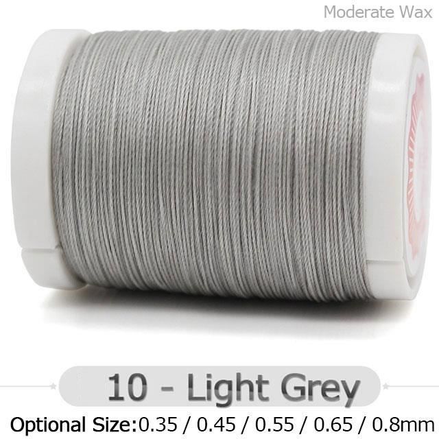 Fil à coudre ciré rond,taille courante,0.55mm,pour cuir,Denim,artisanat ...