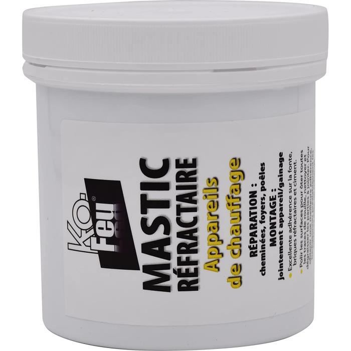 Mastic refractaire pot 450g - briques et platres - resistance haute ...