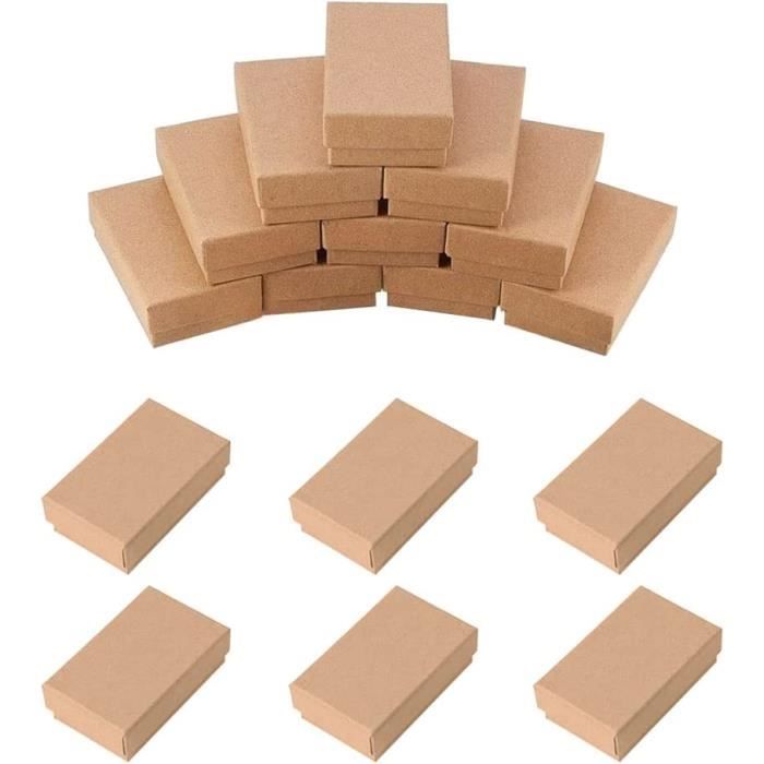 Boite Kraft 16 Pièces Boite en Carton a Decorer Petit Kraft Brown ...