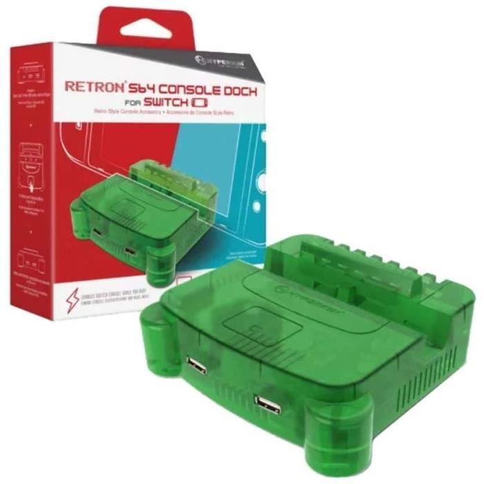 Console de jeu Retron S64 - Marque Retron - Couleur principale Vert ...