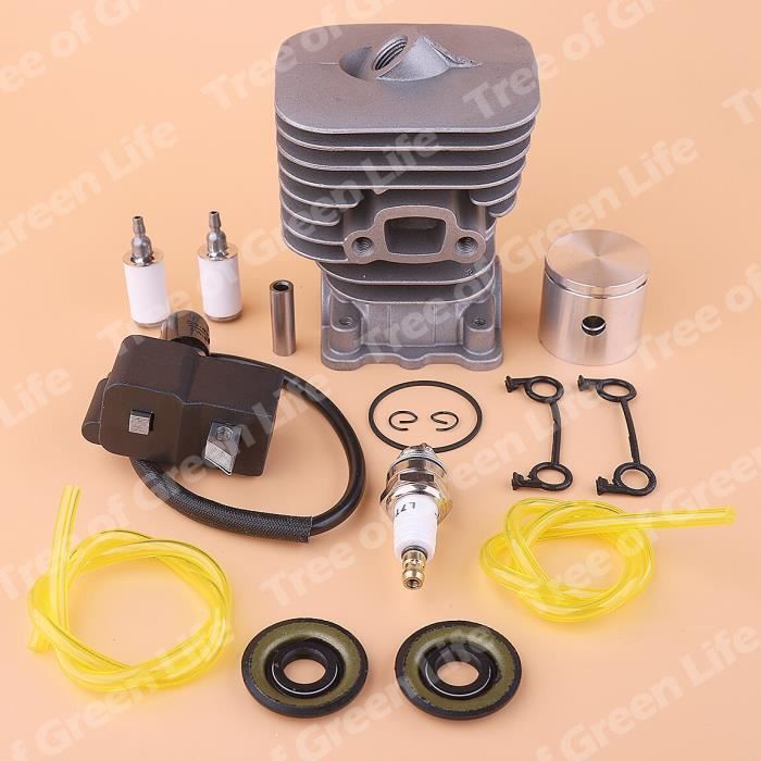 Chaine tronçonneuse,Kit de bobines d'allumage de Piston cylindre 35mm ...