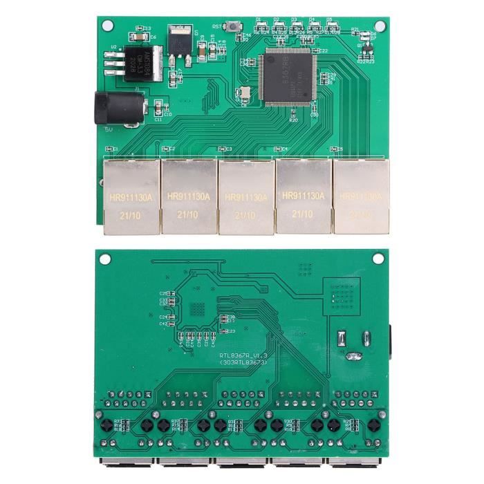 Sal Module De Commutation à 5 Ports Module De Commutation Bloc De Commutateurs Ethernet Gigabit