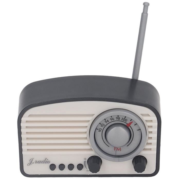ESTINK Modèle de mini radio de maison de poupée Dollhouse Mini Radio ...