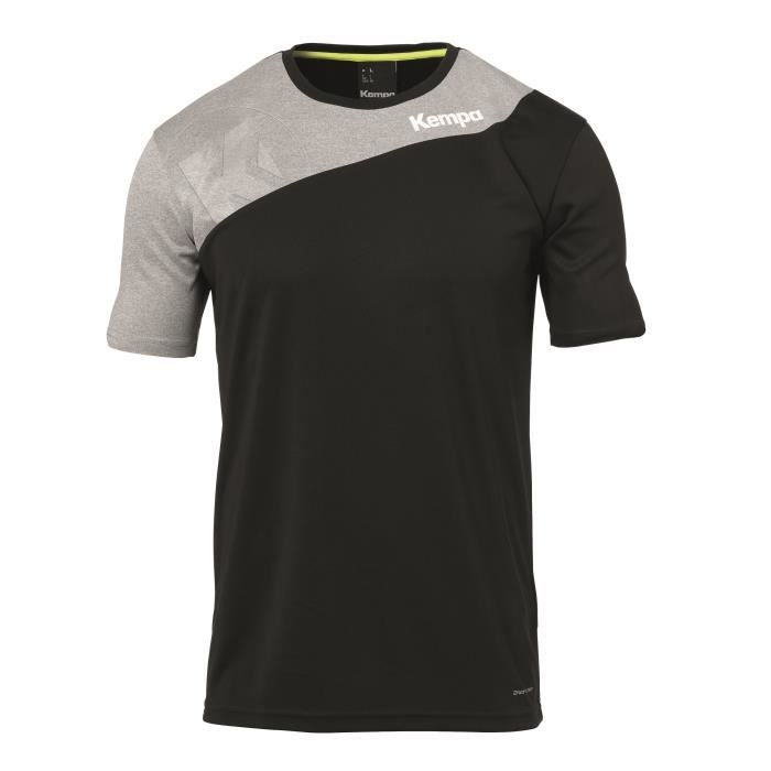 Maillot enfant Kempa Core 2.0 - noir/gris - 6 ans - Cdiscount Sport