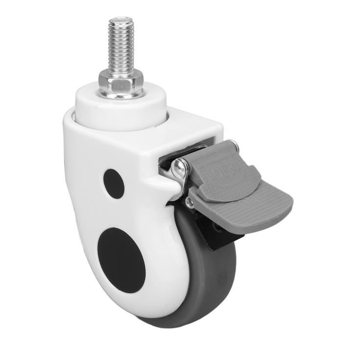 KIMISS roulette médicale Roulettes pivotantes Roues Heavy Duty Frein ...