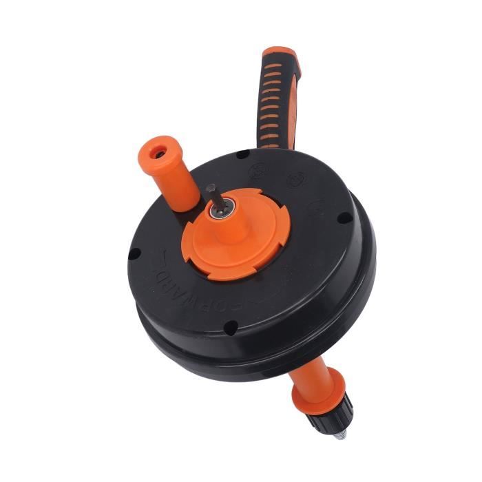 Drague à manivelle Déboucheur de tuyau d'évier de toilette à tête ...