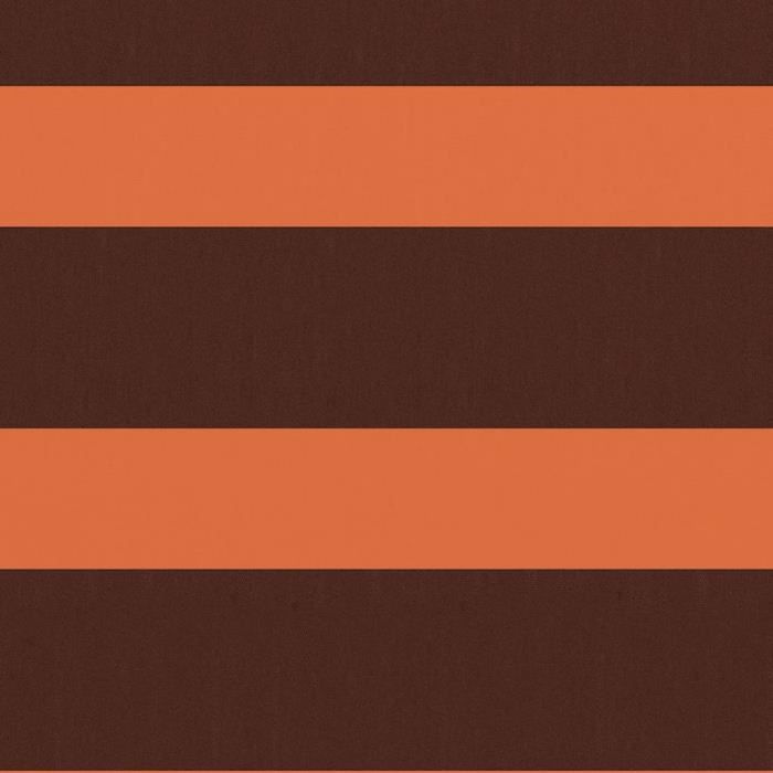 LesSaisons Écran de balcon Orange et marron 120x400 cm Tissu Oxford ...