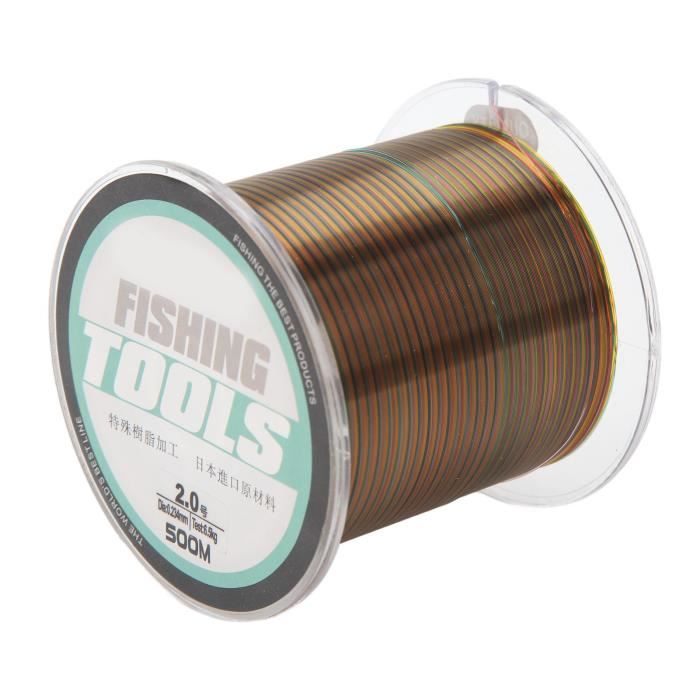 Ligne de pêche Fil de pêche 500 m fil de pêche en nylon haute ...
