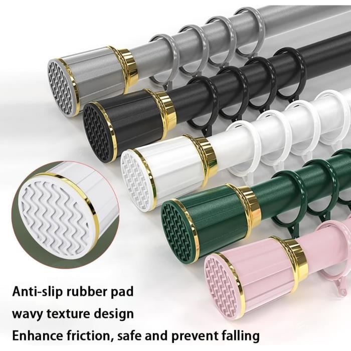 Tringle Extensible Barre A Rideaux Sans Percage Barre Rideau Douche ...