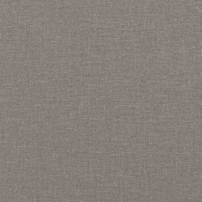 KEENSO Lit de jour avec gigogne et tiroirs taupe 80x200 cm tissu ...