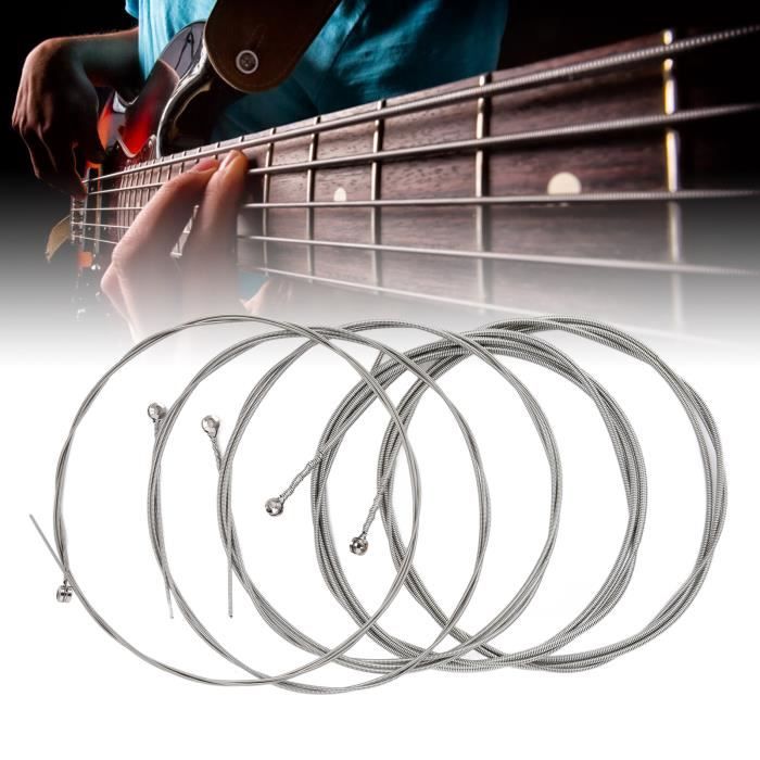 Cordes de guitare basse - QQMORA - BW830 - Alliage de nickel - 5 cordes ...