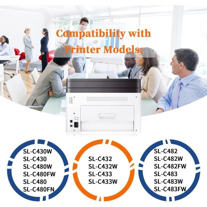 P404C Cartouche De Toner Compatible Pour Toner Samsung C480W Pour Samsung Xpress Sl C430W C480Fw ...