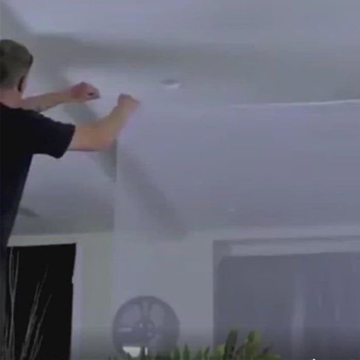 Écran de projection arrière pliable-KAL-Tissu fenêtre,pliable,pour ...