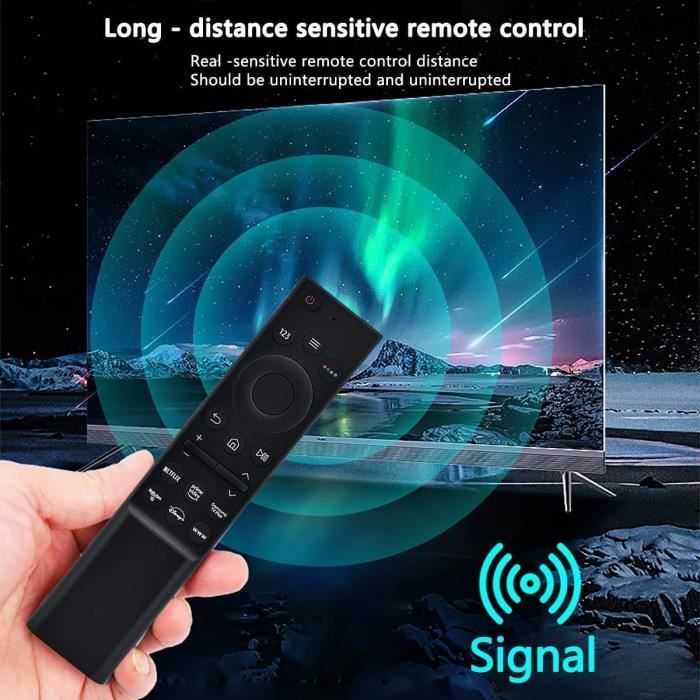 Remplacement telecommande Samsung,Télécommande Universelle de Rechange pour Samsung Smart-TV LCD ...