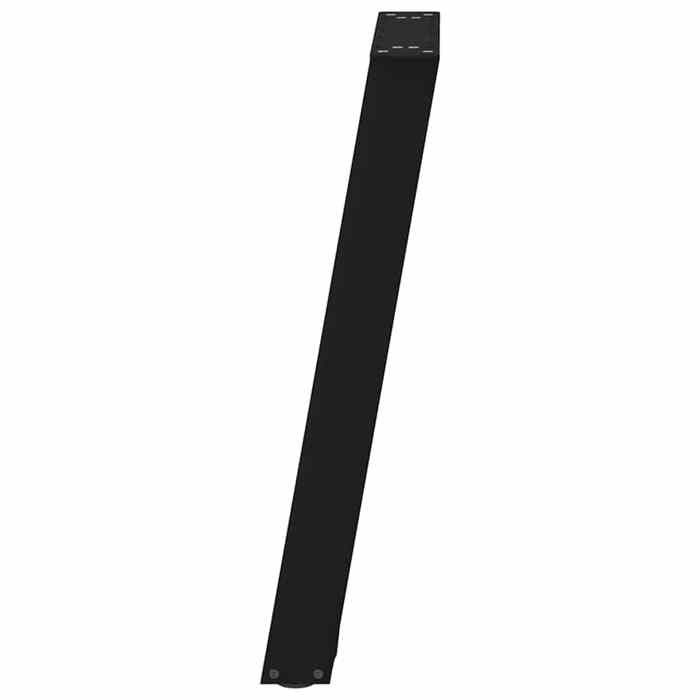 VidaXL Pieds de table console en U, 2 pièces, noir, 38 x (72-73) cm ...