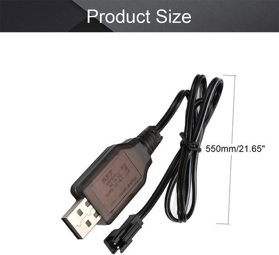 Chargeur USB - YUNIQUE FRANCE - SM-2P - 250mAh - 6V Ni-Mh - Charge ...