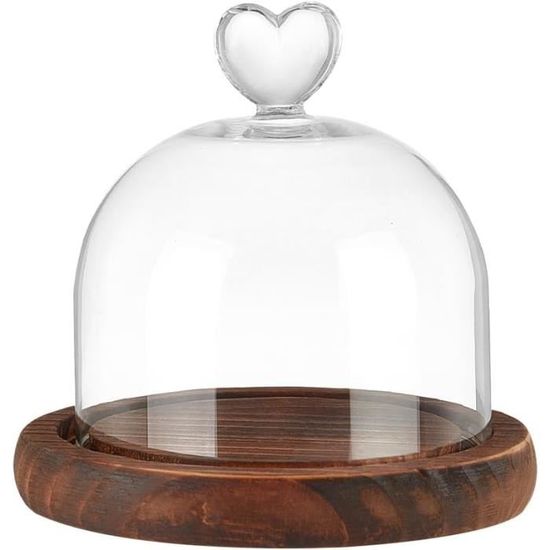 Cloche Ronde En Forme De Dôme En Verre, Mini Cloche En Verre Dôme Clair ...