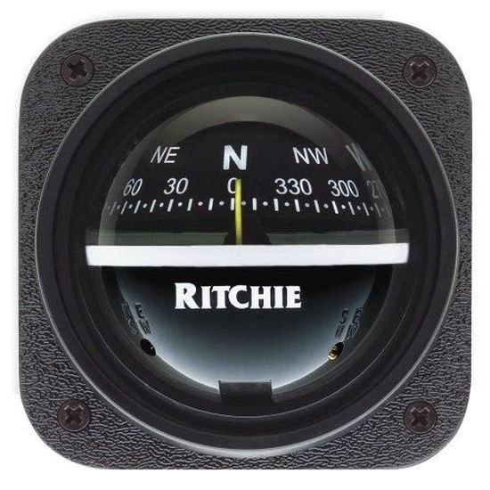 RITCHIE Ritchie V-537 Explorer Compass - Bulkhead Mount - Black Dial ...