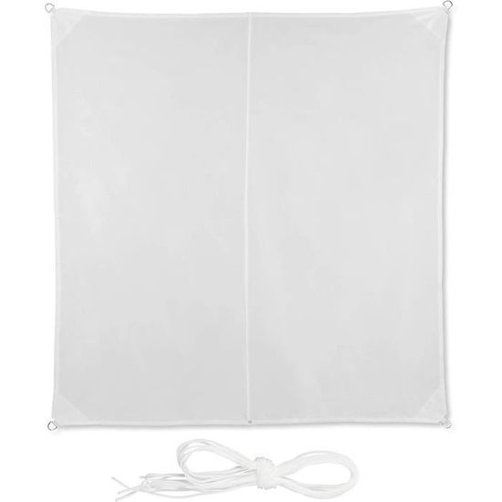 Voile d’ombrage carré diffuseur d’Ombre Protection Soleil Balcon Jardin ...