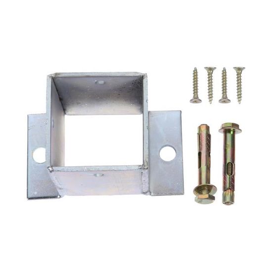 Clôture post ancrage base,clôture avec des vis pour poteaux carrés ...