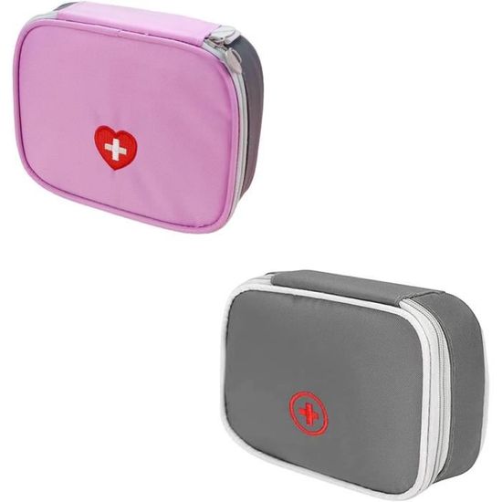 2 Pièces Trousse De Secours Vide, Mini Sac Médical, Trousse Secours Portable Kit, Premiers Soins ...
