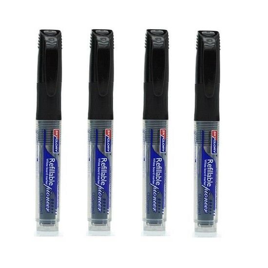 Tableau effaçable,Black--Ensemble de stylos marqueurs effaçables pour ...