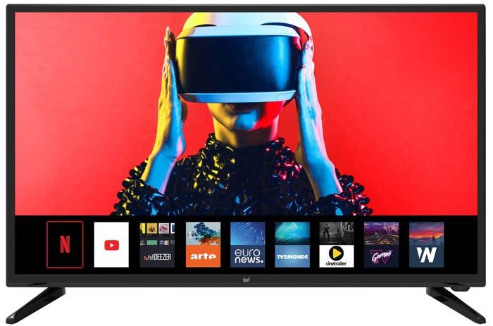 DUAL SMART TV LED 32'' (80cm) HD - WIFI - NETFLIX - PRIME VIDEO ...