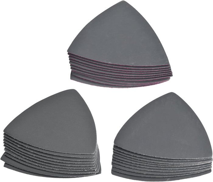 Triangle Détail Ponceuse Papier Abrasif Ensemble 1200/1500/2000 Grain 3 ...