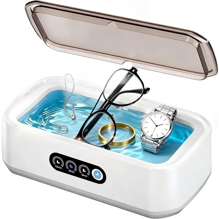 Neteur Ultrasons 650ml Netant lunettes 49KHz Neteur Ultrason Lunettes ...