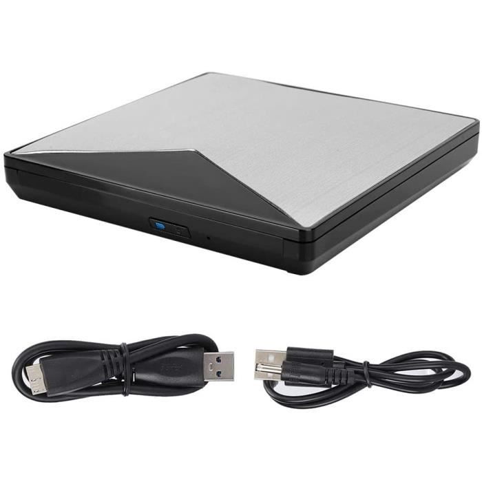 Lecteur DVD Externe, Lecteur CD-DVD +--RW Portable USB 3.0 pour ...