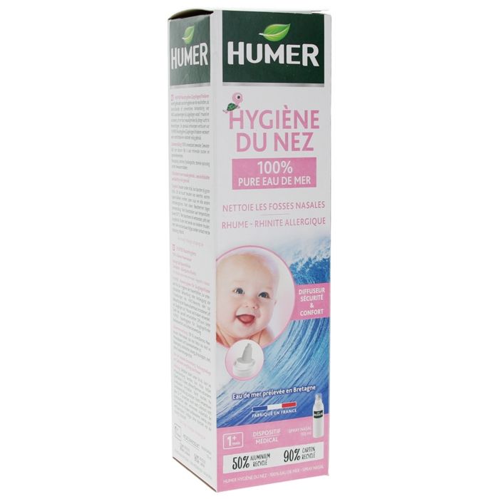 Humer Hygiène du Nez Bébé et Enfant - 100% Pure Eau de Mer - 150 ml - Cdiscount Santé - Mieux vivre