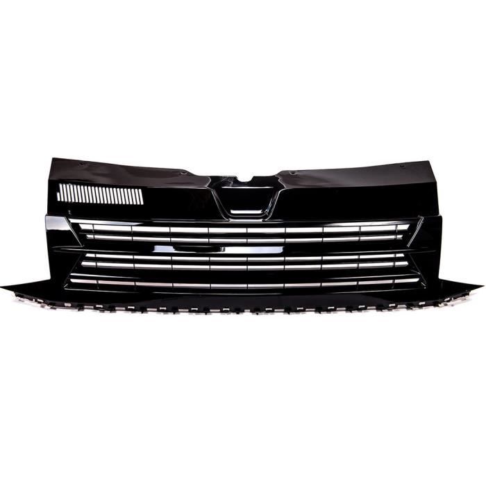 CALANDRE SANS SIGLE NOIR BRILLANT POUR VW T6 TRANSPORTER MULTIVAN A ...