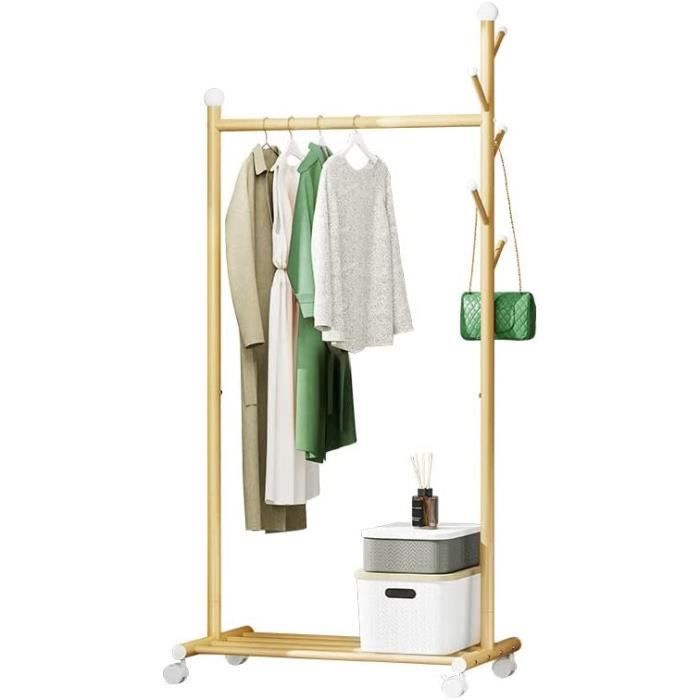 Portant a Vêtement, 3 en 1Penderie Vêtement Métal, Portante Vêtement ...