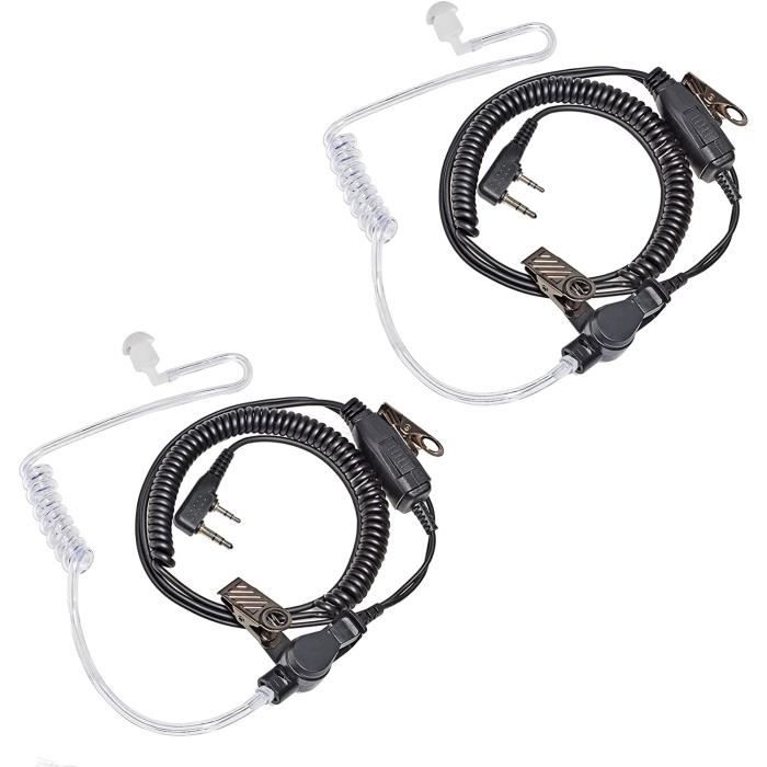 Inear Tube Acoustique Micro PTT Micro Micro Micro Micro Deux Voies pour ...