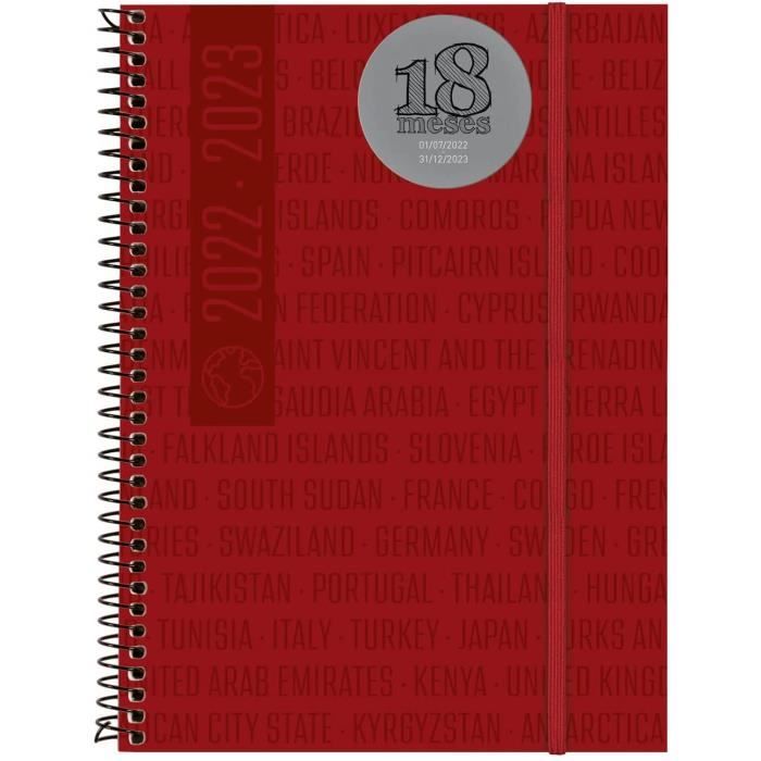 Finocam 2025 Agenda Finocam 18 Mois (juillet 2025-décembre 2026) - Vue ...