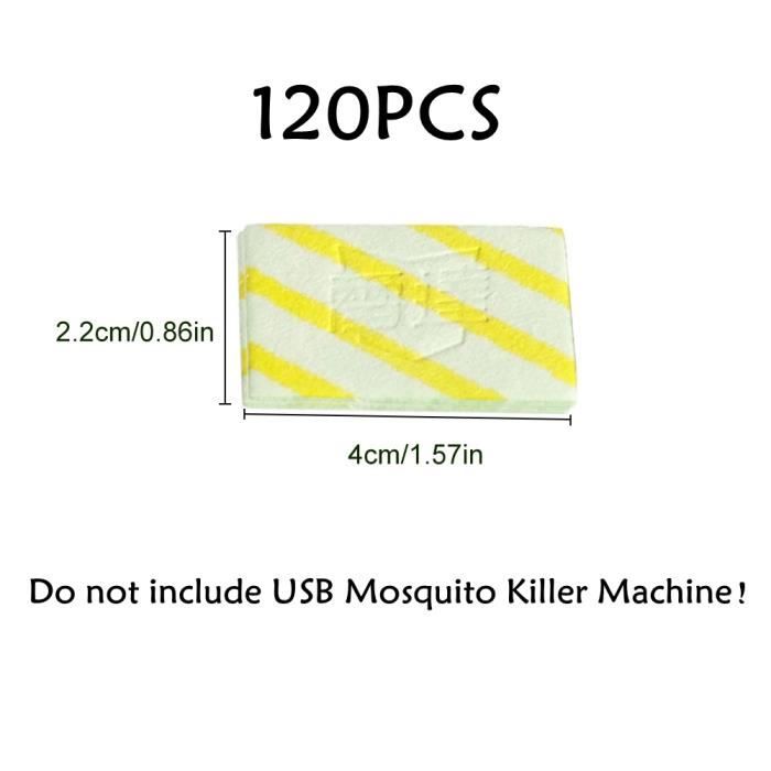 120 pièces - Tablette Répulsive De Moustiques Parfumés, Anti-moustiques ...