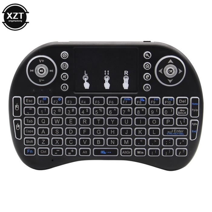 Télécommande de Remplacement,Mini clavier rétroéclairé I8 2.4G ...