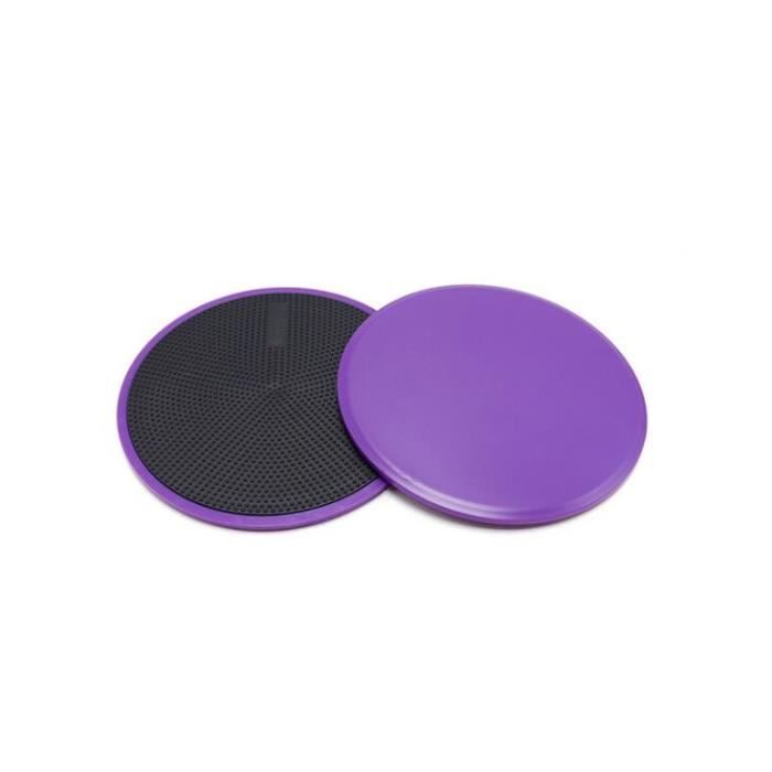 Violet - Disques de glisse coulissants pour yoga et exercice physique ...
