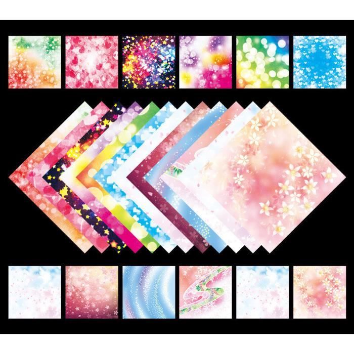 Papier à plier,Papier Origami pour bricolage,50 pièces,papier carré ...