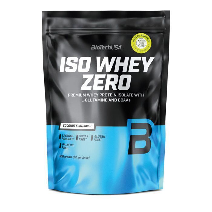 Whey isolate BioTech USA - Iso Whey Zero - Coconut 500g - Cdiscount Sport