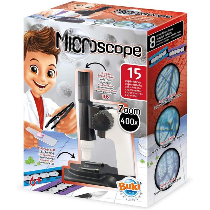 Buki France - Microscope 15 expériences - Cdiscount Jeux - Jouets