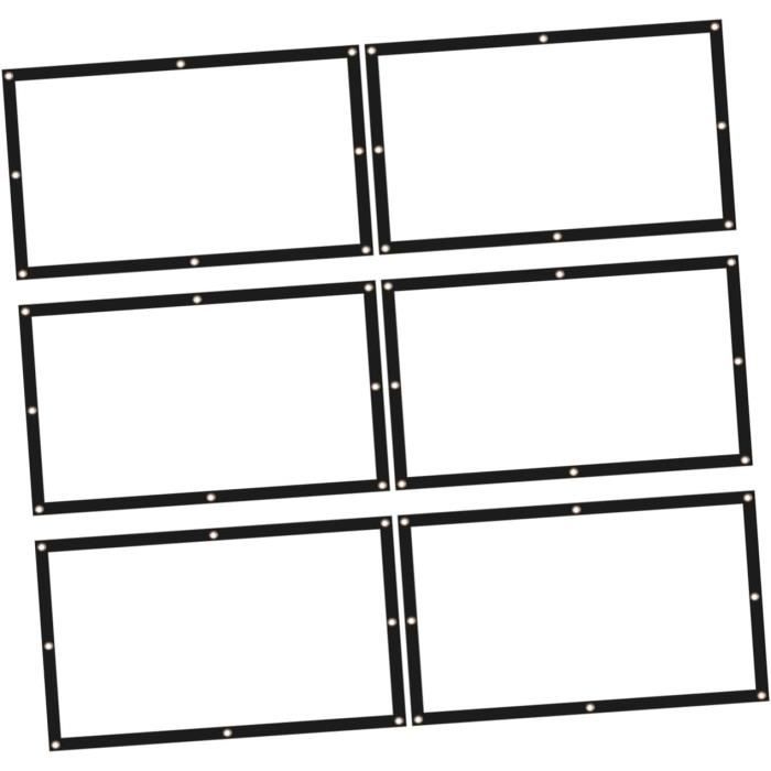 6 Pièces 84 Écran De Projection Écran Pour Projecteur Écran De Cinéma ...