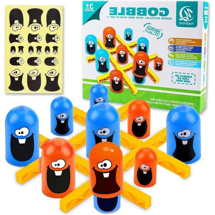 Jeu De Tic Tac Toe,2 Joueurs Jeux De Société Tic Tac Toe Big Eat Small ...