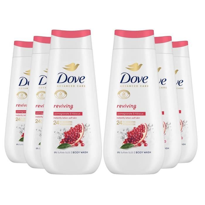 Gel douche Dove Advanced Care Reviving pour 24Hrs Renouvelant ...