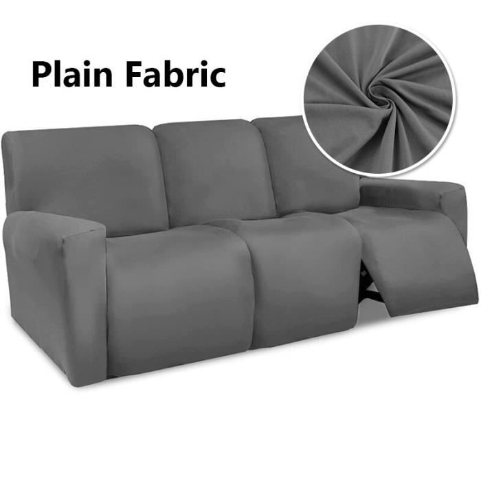 Housse De Protection Extensible Pour Fauteuil Inclinable 1 2 3 Places ...