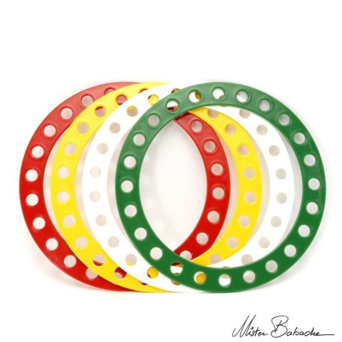 Anneau de jonglage 32 cm - MISTER BABACHE - Rouge - Pour enfant - Idéal pour l'extérieur ...