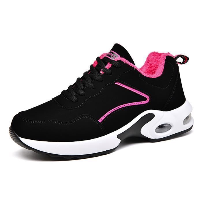 Basket Femme Chaussures Feminine Respirante Chaussure Baskets Rouge ...