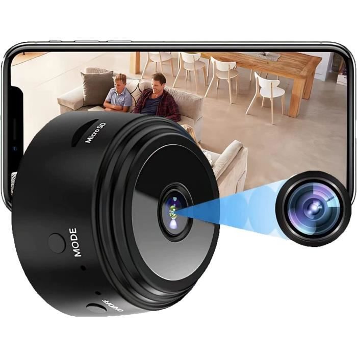 Mini Caméra Espion Cachée Hd 1080P Sans Fil Avec Vision Nocturne ...