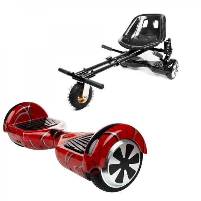 SmartBalance Hoverboard, Regular Red Spider + HoverSeat Avec ...